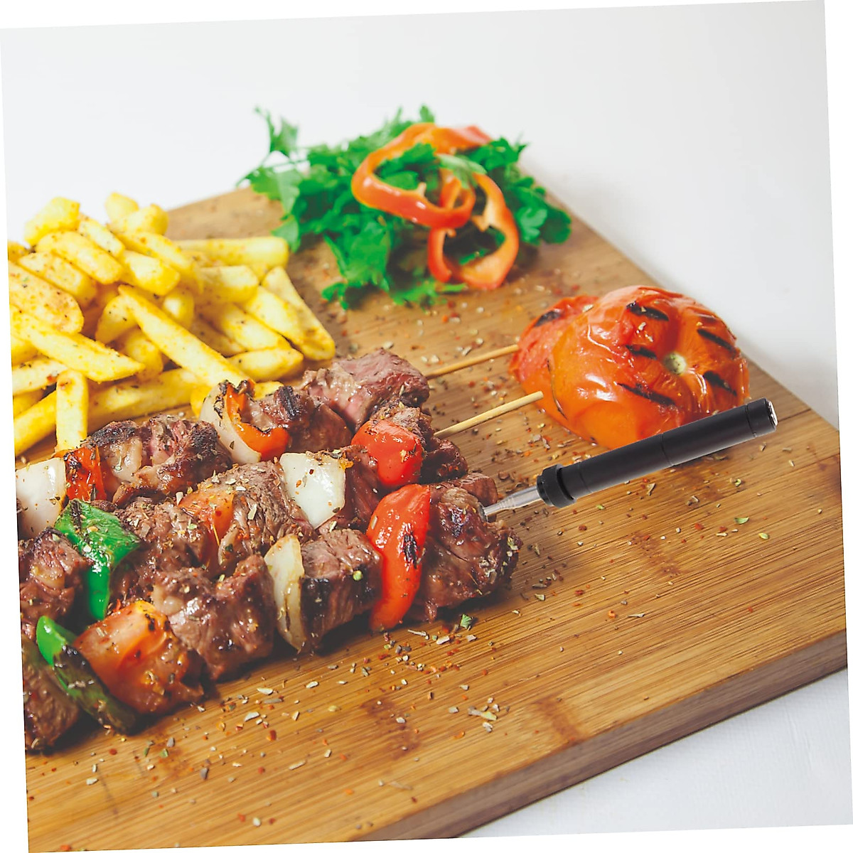 10 Pcs Telescopic Barbecue Fork Barbecue Forks Meat Skewers Barbecue Tool Outdoor Bbq Tool Home Roasting Fork Barbecue Supplies Grill Skewers Camping Accessories Cooking Metal Fork