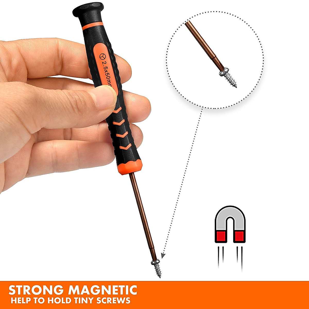 Triwing Screwdriver for Nintendo Wii, TECKMAN 2.5mm Y0 Triwing Screwdriver for Nintendo Wii U,Wii Remote and Classic Controller,Gameboy Advance, DS and DS Lite