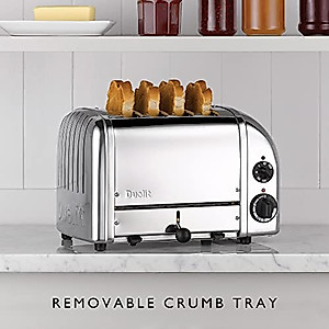 Dualit Classic NewGen Toaster, 4-Slice, Chrome