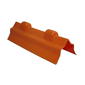 Mytee Products 20 Pack 12" Orange Plastic Flatbed Edge Protector for Cargo Loads & Straps | Plastic Corner Protector Tie Down Webbing Strap Guard for Winch, Ratchet Straps on Flatbed Trailers