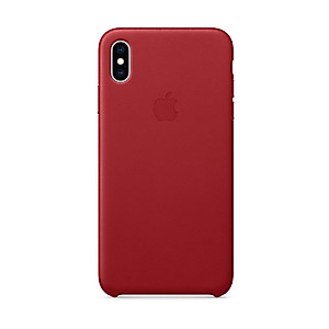 Apple iPhone Xs Max Leather Case - (PRODUCT) RED