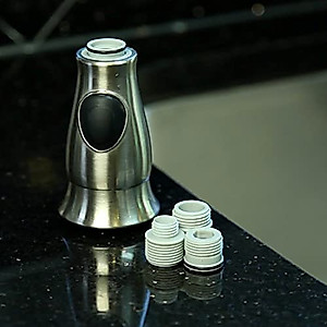 DANCO Smart Spray Kitchen Sink Faucet Pull Down Faucet Spray Head, Stainless Steel, 1-Pack (10724)