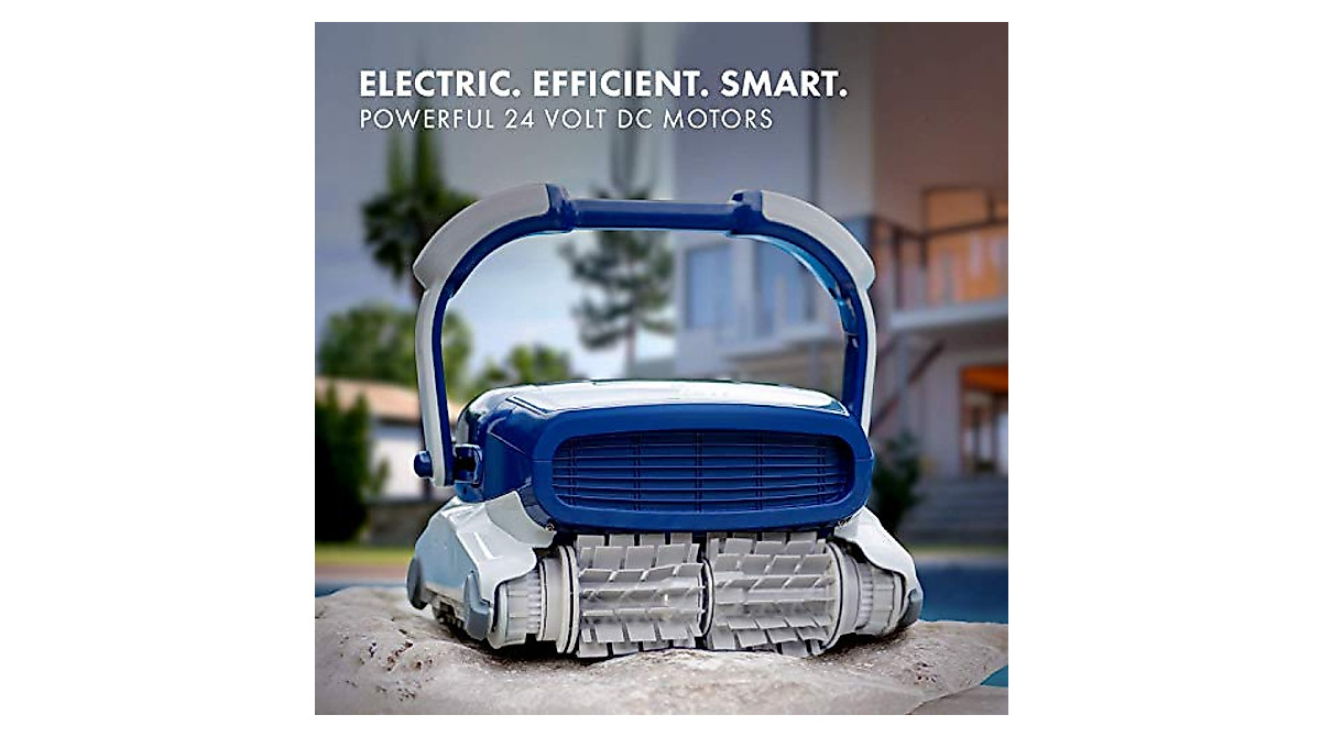 Aquabot Elite Pro Robotic Pool Cleaner with Bluetooth & Top-Load Filters