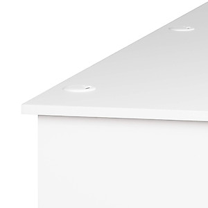 Prepac Sonoma Home Office Desk, 56", White