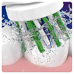 Braun Oral-B 4210201321439 CrossAction Toothbrush Heads with Cleanmaximiser Bristles for Holistic Mouth Cleaning, Pack of 10