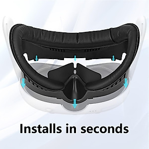 Facial Interface Bracket Face Cover Cushion Pad for Quest 3 Grey