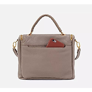 HOBO Hobo Fern Satchel Velvet Pebbled Leather Graphite