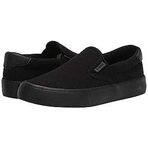 Lugz Womens Clipper Slip On Sneakers Shoes Casual - Black - Size 7.5 B