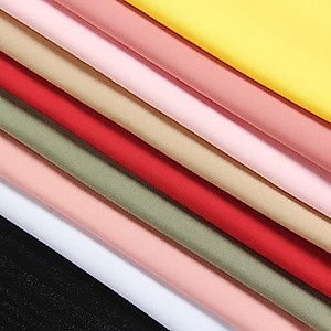 Artfish Women's Sleeveless Strappy Seamless Crop Tank Tops Square Neck Workout Fitness Basic Cropped Camis Lotus Pink, L