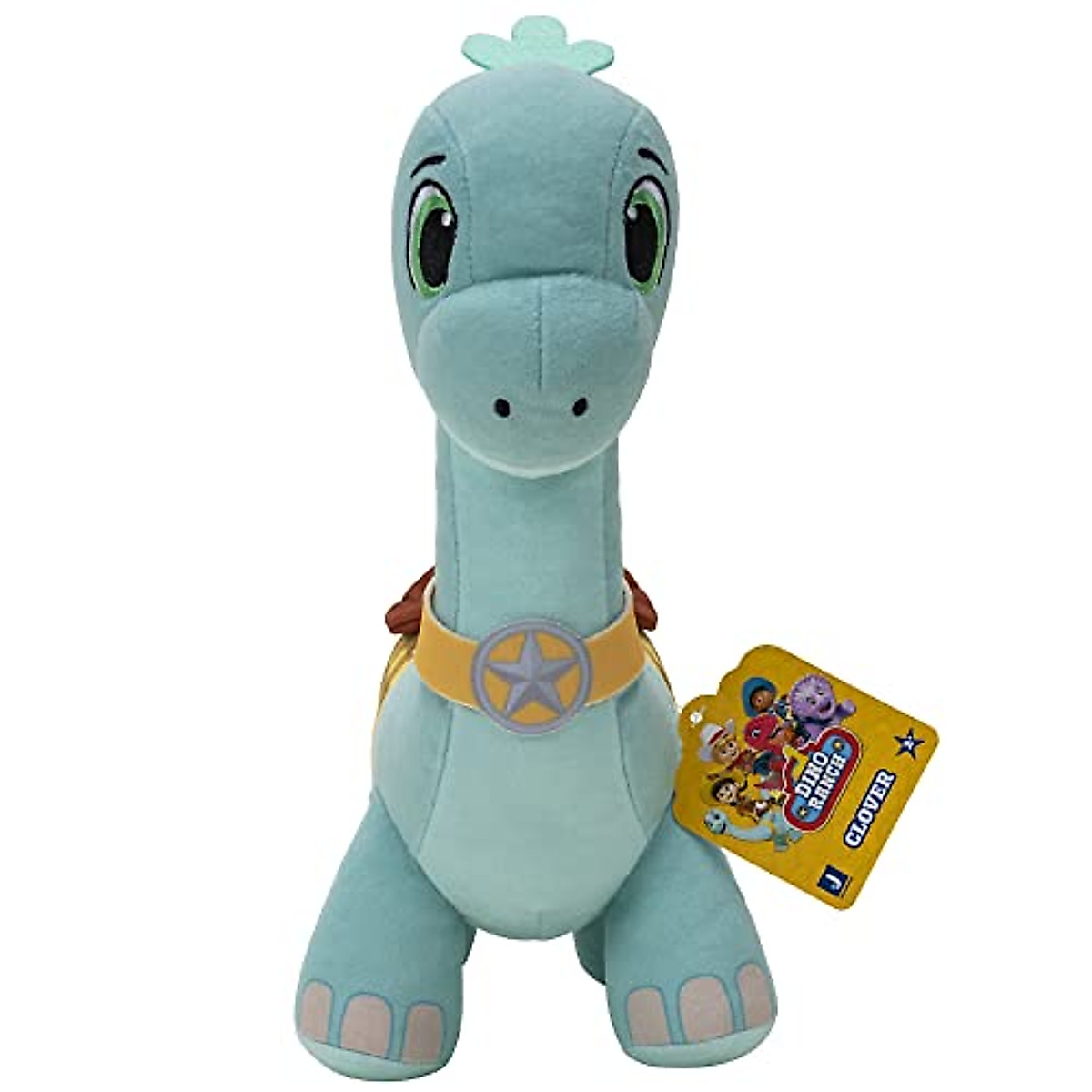 Dino Ranch - Clover 10” Plush - Soft, Cuddly, Clover Plush, Toys for Kids Ages 3 and Up - Fun Plush Toys Featuring Your Favorite Dino - Amazon Exclusive