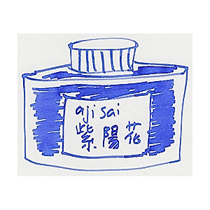 Pilot Iroshizuku Fountain Pen Ink - 50 ml Bottle - Ajisai Hydrangea (Purple Blue) (japan import)