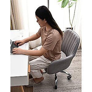 ECBETCR Chair Desk Office Chair Home Home Office Chair, Comfortable Thick Cushion Pad Flexible, High Back Mesh Computer Desk Chair, Adjustable Chair