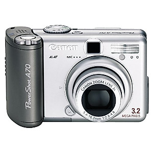 Canon PowerShot A70 3.2MP Digital Camera w/ 3x Optical Zoom