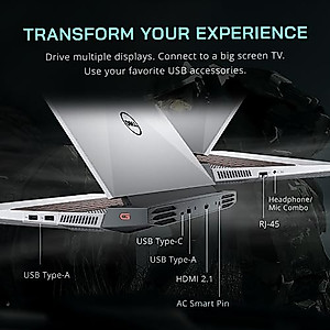 DELL G15 15.6‘’ FHD 120Hz Gaming Laptop, AMD Ryzen 5 6600H, 16GB DDR5 RAM, 512GB PCIe SSD, NVIDIA GeForce RTX 3050, Backlit Keyboard, HD Camera, Win 11 Pro, Gray