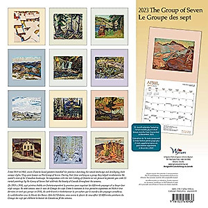 The Group of Seven AGO | 2023 12 x 24 Inch Monthly Square Wall Calendar | English/French Bilingual | Wyman Publishing | Painting Art Gallery Images