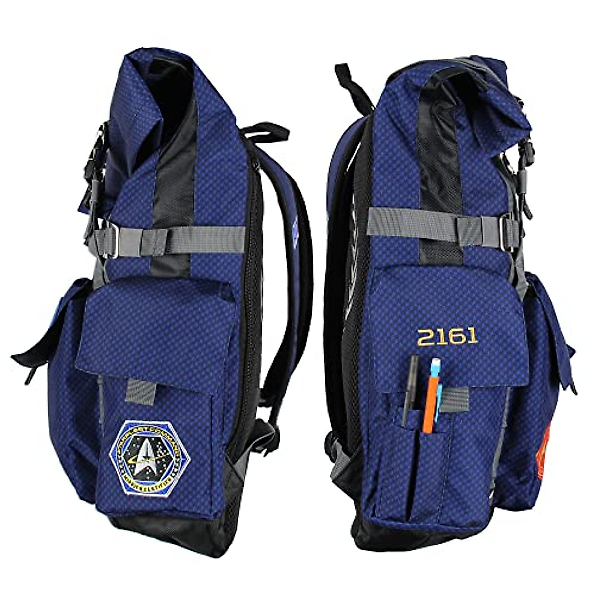 INTIMO Star Trek Starfleet Academy Roll Top Hiking Gym Laptop School Travel Backpack