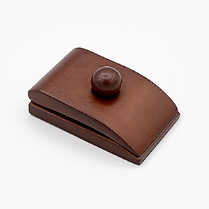 MOCTUS Quilt Hangers for Wall for Display, Decorate with Your Blanket and Tapestry Hangers, Wooden Rug Hangers for Wall Hangings (Brown, 4 Large Clips with Hardware)