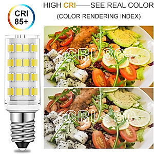 E14 European Base Bulb e14 led Bulb Turkish Lamp Bulb Replace Dimmable 4W Equivalent 40W Incandescent Bulb, AC 110V-130V Daylight White 6000K, 400LM 2Pack (Daylight White)
