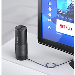 Ruaeoda Aux Cord 10ft,3.5mm Audio Cable Male to Male Stereo Hi-Fi Sound Nylon Braided aux to aux 1/8 Cable for Headphones Car Home Stereos Speakers Tablets