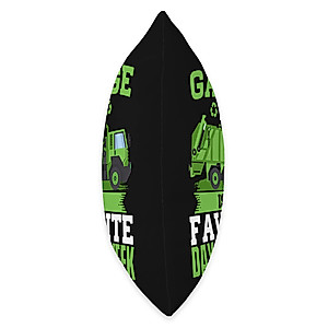 Garbage Day Is My Favorite Day - Trash Waste Truck Collector Throw Pillow