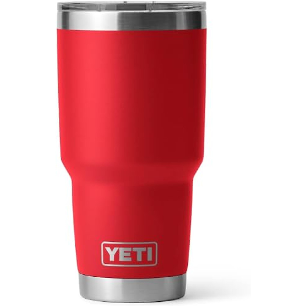 YETI Rambler, Stainless Steel Vacuum Insulated Tumbler with Magslider Lid, Rescue Red, 30oz (887ml)