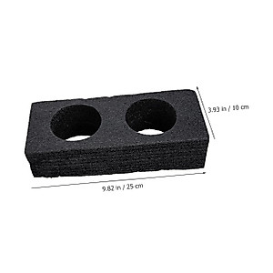 3 Pcs Drink Cup Holder Coffee Cup Holder Coffee Tray Mugs Coffee Mugs Drinks Carrier Cup Carrier Tray Foam Coffee Cup Holder Pearl Cotton Porous Black Cups and re-usable