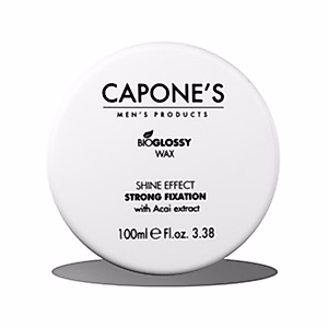 Capone´S Men Bio-Glossy Wax Shine Effect Strong Fixation - With Extract Acai 100 ml / 3.38 oz