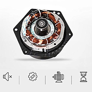 SEYFI Fanps, Metal Ceiling Fan with Lighting Modern Bright Dimmable Led Ceiling Light with Remote Control Q-Uiet Fan 64W Ceiling Light/D