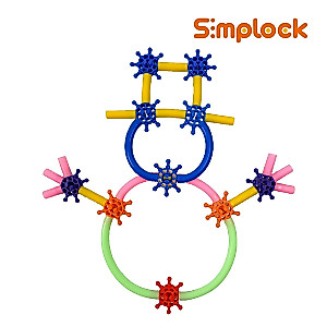 SIMPLOCK KIDS200 Educational Toys for Kids Building Toys Creative Toys Kit Gift Set for Preschool Kindergarten Elementary School Group Activity Teaching Aid Education Method