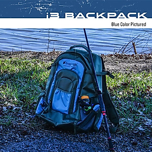Frogg Toggs i3 Fishing Backpack, Tackle Storage, Includes 3-3600 Bait Trays