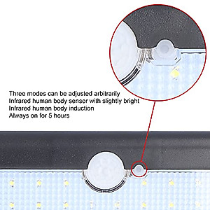 Solar Wall Light,38LEDs/3 Modes,Induction Wall Lamp,Solar Security Lights for Outdoor IP44 Waterproof Home Balcony Courtyard Garden Footpath,Solar Light