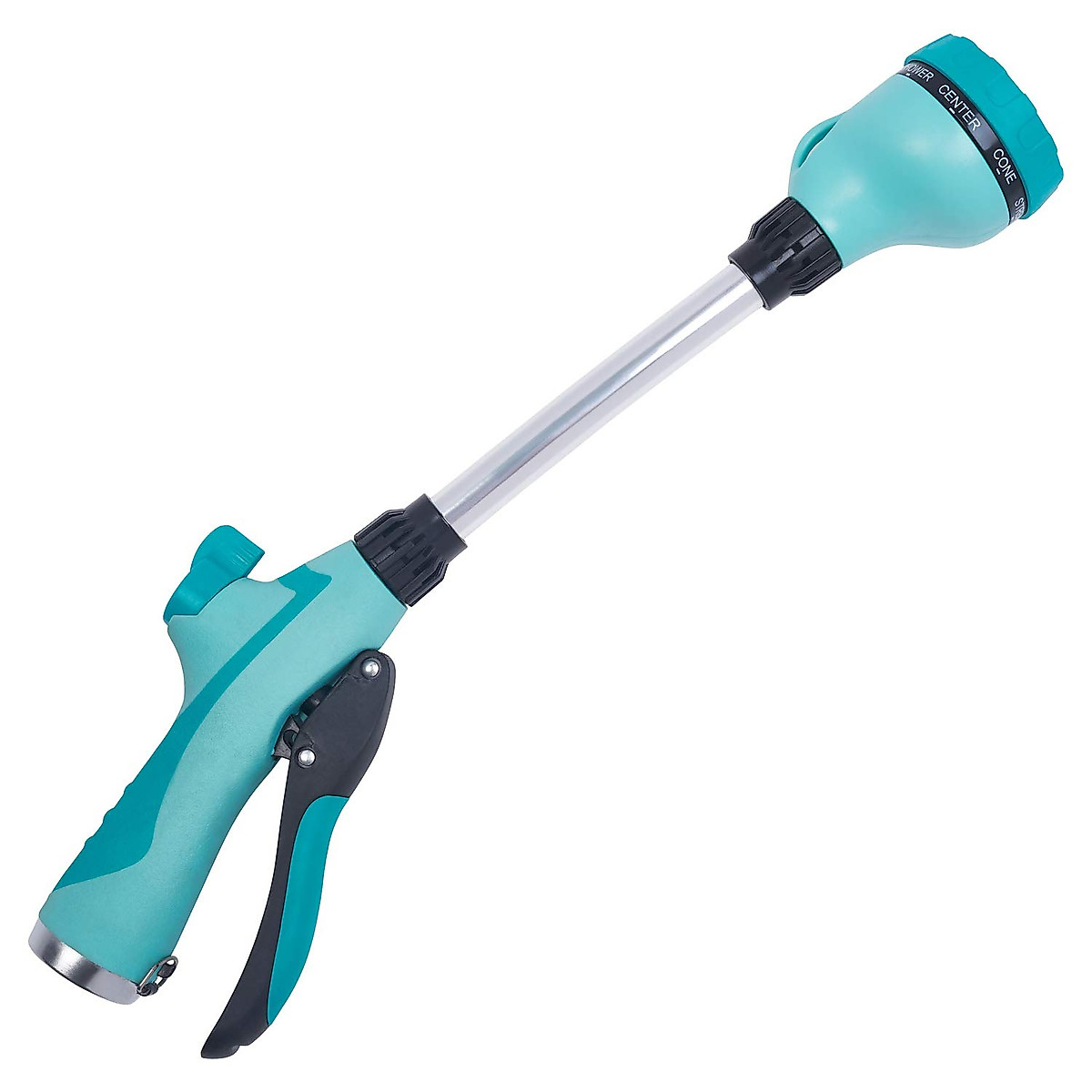 Sprout 65104-AMZ Melnor 8-Pattern 15" Watering Wand and QuickConnect Product Adapter Amazon Bundle, Gooseberry Green