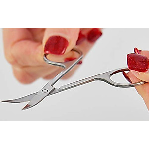 HOME-X Manicure Set, Grooming Kit, Travel Nail Care Tools - 4 Pieces in Purple Case, Fingernail and Toenail Clippers – 4” L x 2.5” W