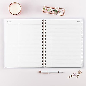 Blue Sky 2023 Weekly and Monthly Planner, January - December, 8.5" x 11", Frosted Cover, Wirebound, Joselyn (142079)