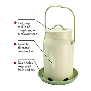 Perky Pet Milk Pail Hopper Feeder