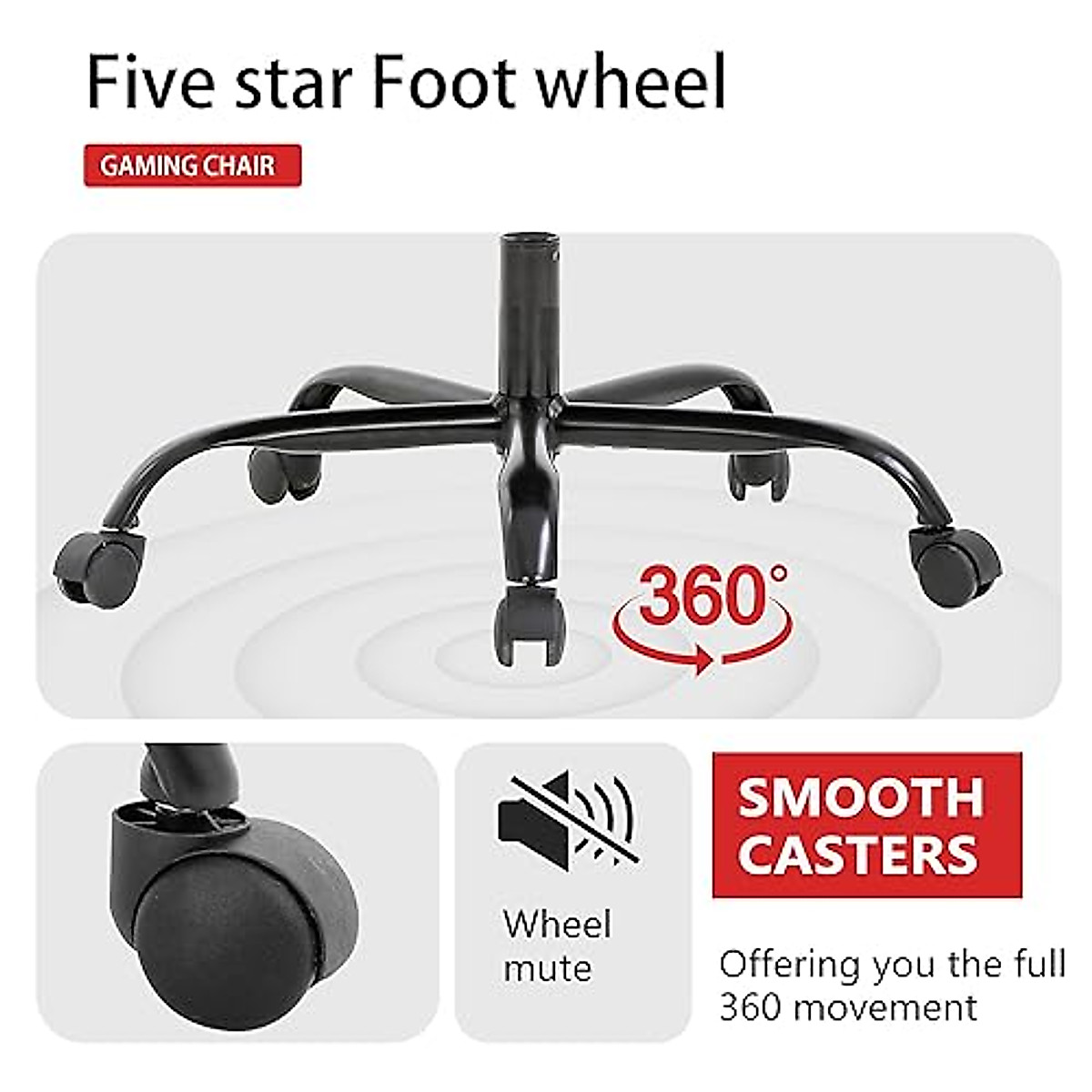 PayLessHere Gaming Chair Desk Chair Gamer Chair Ergonomic Office Chair With Lumbar Support Padded Up Arms Adjustable Headrest Pu Leather High Back Office Chair Gamer Chair For Adults Women Men (Black)