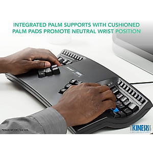 KINESIS Advantage2 Quiet LF Ergonomic USB Keyboard (KB600LFQ)