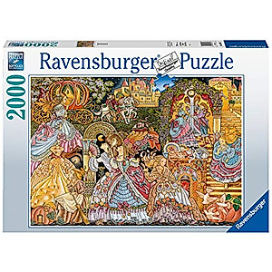 Ravensburger Cinderella 2000 Piece Jigsaw Puzzle for Adults - 16568 - Every Piece is Unique, Softclick Technology Means Pieces Fit Together Perfectly 39 x 30 inches (98 x 75 cm) when complete.