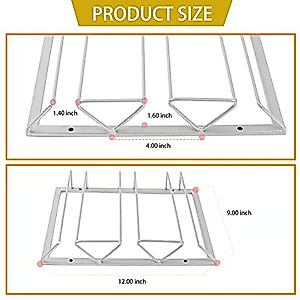 HODZUMRAC Wine Galss Holder - Under Cabinet Wine Glass Rack Stemware Rack, Wine Glass Hanger Kitchen Storage for Glasses, Metal Organizer for Kitchen Bar (White, 2Packs)