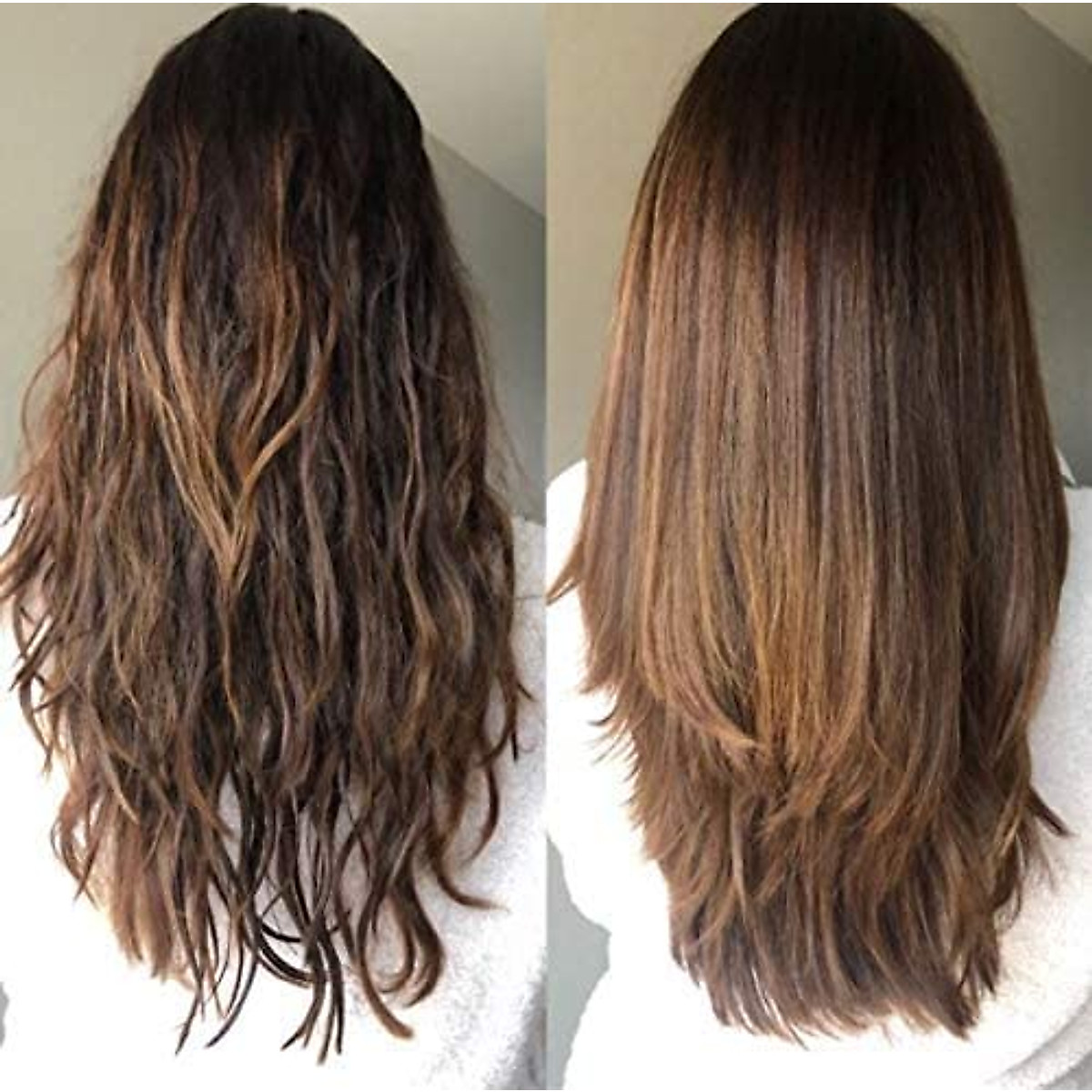 Adagio California Blowout Brush: 2-in-1 Hot Air Brush Styler and Dryer - Negative Ion Round Brush - Hair Dryer Brush with Straightener Function - Hair Styling Tools for Women… (3-inch, Rose Gold)