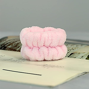 CHAOBANG 1Spa Headband and 2 Wristbands for Washing Face，decoration，Spa，Face Washing,Makeup Removal, Shower, Skincare,Hair Accessories，Terry Towel Cloth Fabric,Non slip