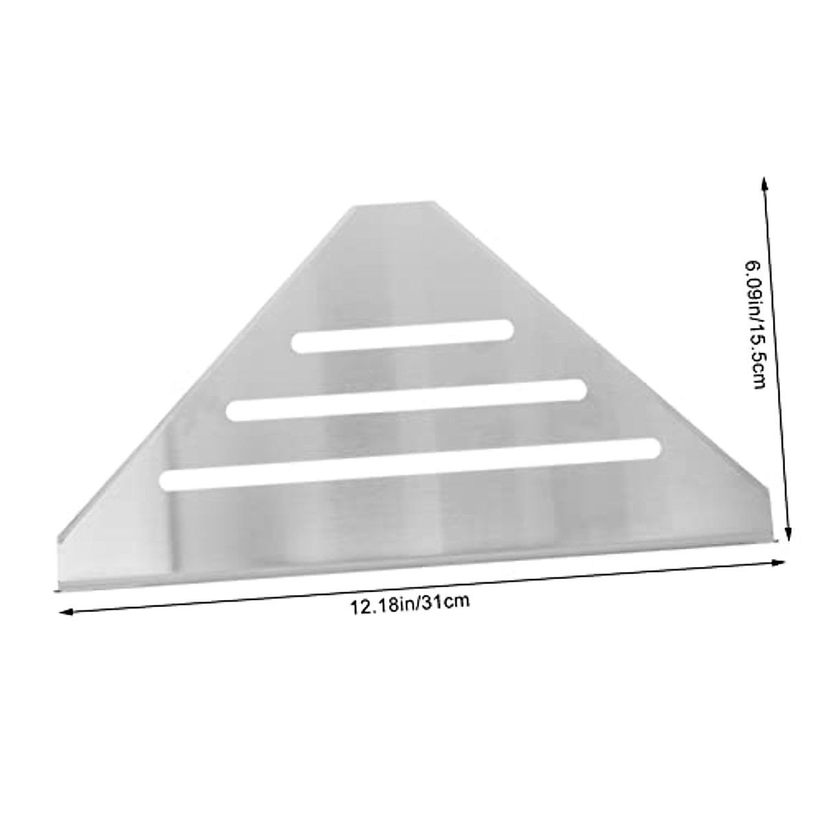 Zerodeko 3pcs Hanging Storage Shelves Metal Shelving Wall Mount Shelves Wall Storage Rack Bathroom Wall Rack Wall Corner Shelf Toilet Storage Holder Bathroom Accessories Corner Shower Rack