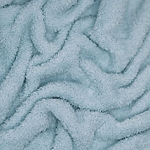 SARANONI Bamboni Luxury Bamboo Baby Blanket (Light Blue, Mini 15" x 20")