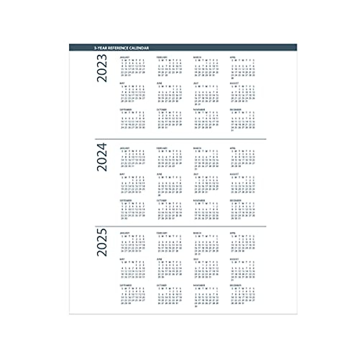 House of Doolittle 2023-2024 Weekly and Monthly Calendar Planner, Academic, Black, 7 x 9 Inches, August - July (HOD295532-24)