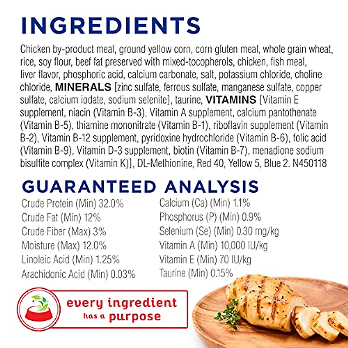 Purina Cat Chow High Protein Dry Cat Food, Complete - (4) 3.15 Lb. Bags