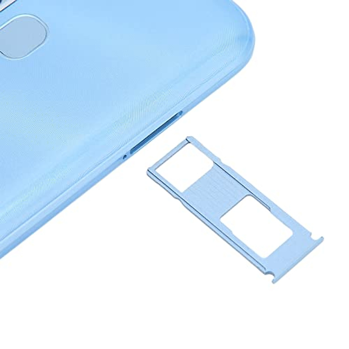 LANTRO JS Mobile Phone for Android 12, 6.5in 5G Network, 6GB RAM, 128GB ROM, Fingerprint & Face Unlock, Blue (EU Plug), Compatible with Smartphones