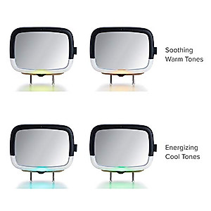 Munchkin® Brica® Night Light™ Pivot Baby in-Sight® Adjustable Car Mirror, Crash Tested and Shatter Resistant, Black