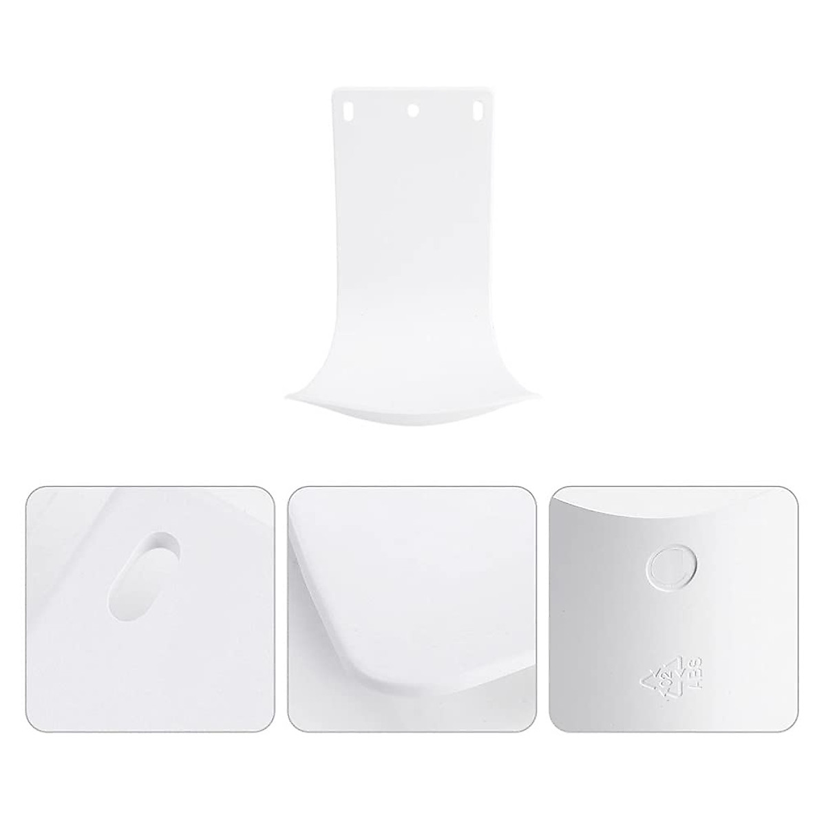 Cabilock 4 Pcs Plastic Water Tray Soap Dispenser Drip Catchers Electric Soap Dispenser Tray Automatic Dispenser Gel Wall Mount Soap Dispenser Spray Toilet White Abs Foam Board