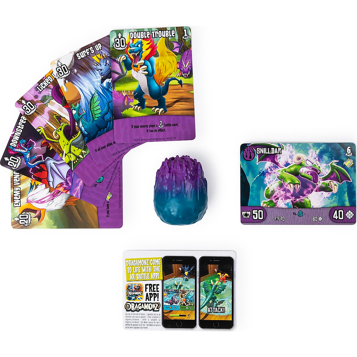 Dragamonz Collectible Figure & Trading Card Game Dragon Pack Mystery 1-Pack