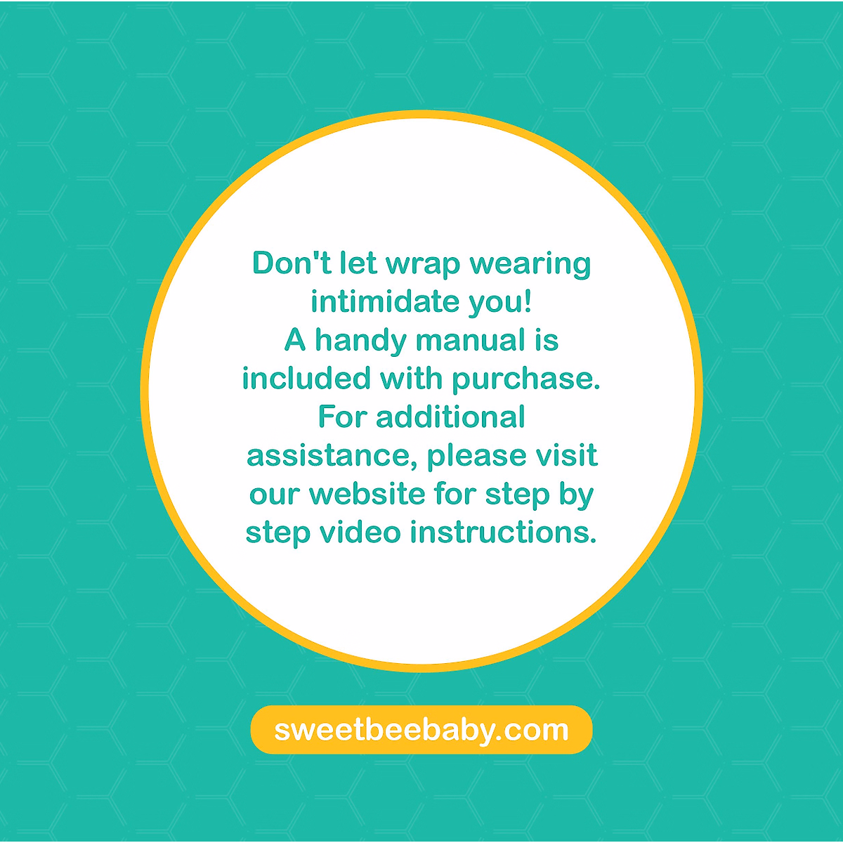 Lightweight Baby Wrap - Natural and Breathable Babywearing Carrier Sling for Babies, Infants, & Newborns by sweetbee